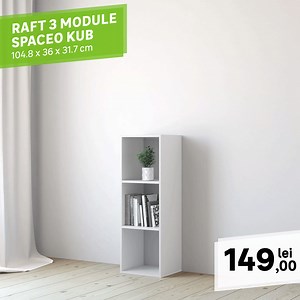 25K views · 98 reactions | ✅ Descoperă aici:  https://bit.ly/3IuzcF3  raftul cu 3 module marcă proprie, Spaceo Kub pe care îl poți utiliza în mai multe feluri, în funcție de spațiul pe care îl ai la dispoziție. ✅ Dacă e pe placul tău, comandă-l online cu livrare la domiciliu!  | Leroy Merlin Romania | Facebook