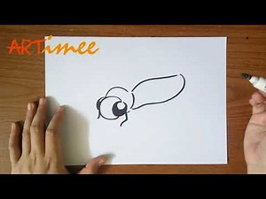 Easy Step to Drawing a Fly ( for beginner )