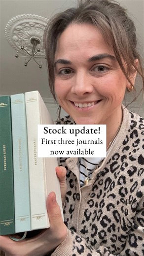 If you’re in the US, you can now order our Five Minute Devotions Journal, Prayer Journal and Everyday Ruled Notebook with Scripture ✨ Stock for the UK and Europe will follow very soon! I can’t wait to hear what you think. #christianjournal #guidedjournal #faithjourney