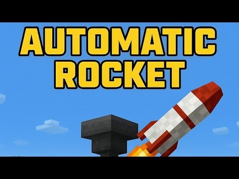 INSANE Automatic Rocket Launcher in Minecraft! (No Mods)🚀