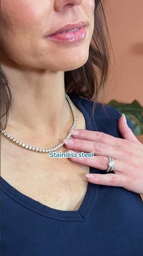 Radiance by Absolute™ 18" 4mm Round Magnetic Clasp Tennis Necklace | HSN