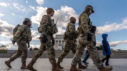 National Guard troops to stay on DC streets through 2026, Army memo reads