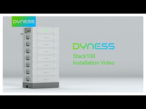 Dyness Stack100 Installation Guide 3D Video