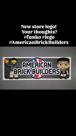 New store logo! Your thoughts? #funko #lego #AmericanBrickBuilders | mundympop