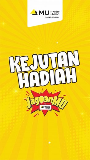 Mau dapetin pulsa dan hadiah voucher belanja dari MU? Yuk ikutan Kejutan Hadiah JagoanMU! Caranya gampang banget! • Beli MU-400 atau MU-420, buka sak dan temukan QR code di dalam kemasan lalu scan! • ⁠Ikuti petunjuk yang diberikan melalui WhatsApp. • ⁠Kumpulkan poin sebanyak-banyaknya dan tukerin hadiahnya! Buruan sebelum tanggal 31 Desember 2025 #MortarUtama #KejutanHadiahJagoanMU #JagoanMU #HadiahMU #mortarnyajagoan | Bumi Hijaumu