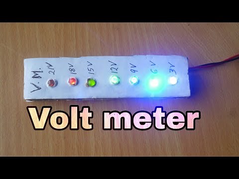 Voltmeter || how to make a mini voltmeter..