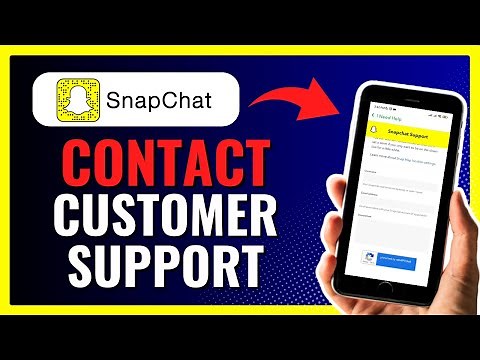 How To Contact Snapchat Customer Support 2024!