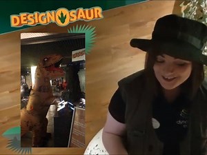 It's officially Half Term and we're getting excited! Designosaur is back at Dynamic Earth all October - design your own dinosaur and have your picture snapped with it before you're eaten for dinner! #halfterm #dinosaur #edinburgh | Dynamic Earth