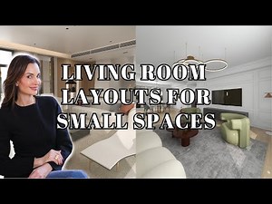 Top 5 Living Room Layouts for Small Spaces using Coohom
