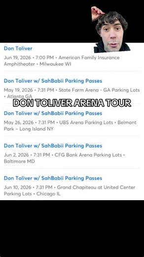 Don Toliver arena tour🤯 Has Don finally taken that step to the next level? @CACTUS JACK @Don Toliver #cactusjack #dontoliver #dontolivermusic #tour #rap