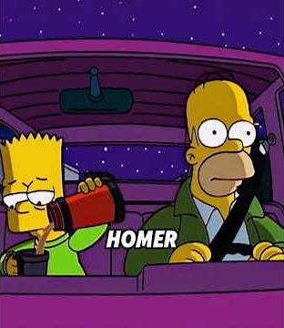 Homer Simpson, who met his mother for the first time.#thesimpsons