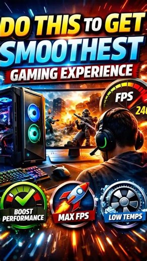 Fix Lag & Boost FPS FAST! Smooth PC Gaming 2026 #pctips #pcgaming #FPSBoost #LowEndPC