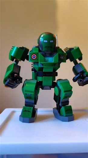 Might be a little big... #lego #new #marvel #hulkbuster #build #robot #legosets #figure #suit #ideas