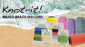 11 reactions | The Beadsmith’s Knot It Waxed Brazilian Cord is perfect for knotting gemstones or beads, kumihimo braiding, jewelry stringing and much more. 淋 #jewelerymaking #jewelrymaking #beadsmith #thebeadsmith #diyjewelrymaking #jewelrydesign #ilovebeads #beadstringing #beading #beadwork | The Beadsmith | Facebook