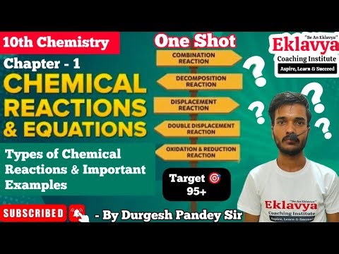 Types of Chemical Reactions | Class 10 #cbse #science Chapter 1 #chemistry #scienceclass10 #class10