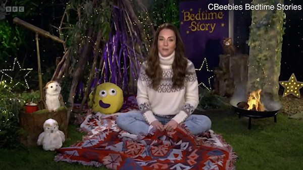 Kate Middleton reads The Owl Who Was Afraid Of The Dark on Cbeebies
