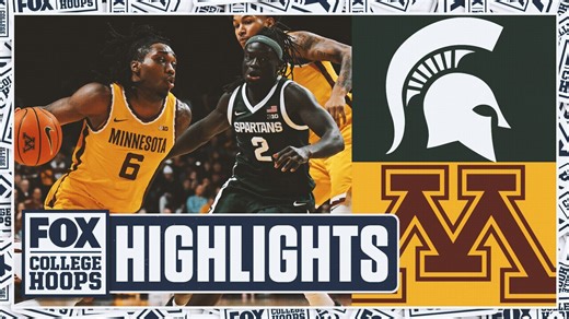 No. 10 Michigan State Spartans vs. Minnesota Golden Gophers highlights | FOX College Hoops
