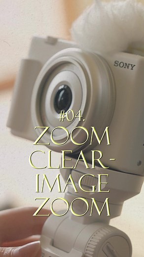 [Tutorial] Ep04 - Clear Image Zoom From daily skincare routines to makeup tutorials for a night out, you can show every detail up close in your videos with your ZV-1F’s Clear Image Zoom! Simply select Clear Image Zoom in the camera menu and turn the dial on top of your camera. With that, you’re all set to start shooting! #clearimagezoom #imagezoom #ZV1F #OutshineVlogs #makeuptutorials