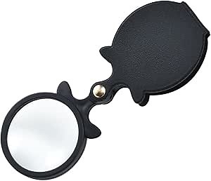 DIYCAM Mini Magnifying Glass, 10x Small Magnifying Glass for Reading/Close Work
