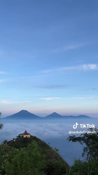 Andong with view #andongviapendem #andong #trailrun #fyp #foryoupage #fypシ゚viral #pendakigunung #pendakitektok