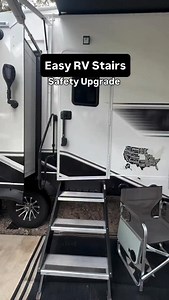 I love walking barefoot outside the camper. But, those metal steps and tread hurt my bare feet so bad. So we added these step tread covers from @morryde off of @etrailer_ and they have been a huge improvement and definitely a must. Easy to install, even I could do it. Lol. And it’s safer and feels so much better on my feet. Since we added these step covers and the @morryde handrail that goes all the way down I feel so much safer going up and down our steps. Rv steps have always scared me. I’ve h