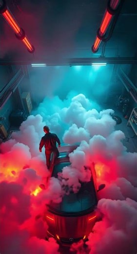 Cinematic Smoke Flow | Tiny Motion Micro World #CinematicSmoke #TinyMotion#shorts