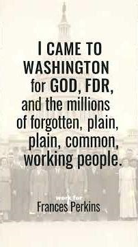 She Watched 146 People Die. Then She Built Social Security