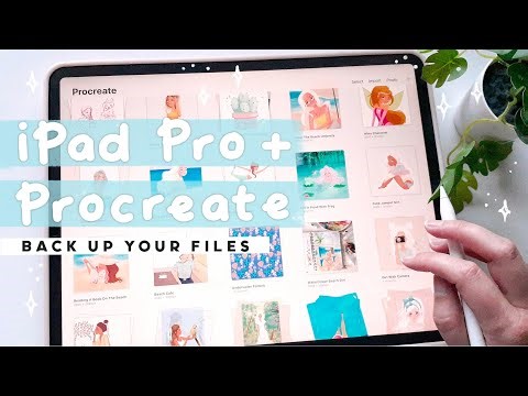 How to Back up Procreate Files to the iCloud | iPad Organisation for Artists