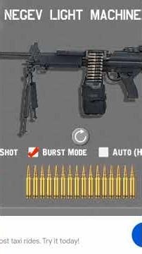 I'm Negev light machine gun sound effect,Light warning