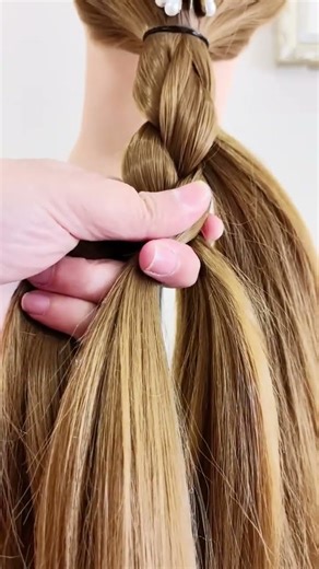 The basic technique of four round braids#Compile and distribute tutorials#Hair Tying