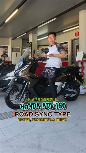 New Honda ADV 160 Road Sync Type Quartz Brown Metallic #hondaadv #hondaadv160abs #HondaADV160 #hondaadv160roadsync #motorcycle | Learn M0re PH
