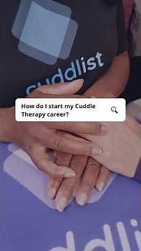 How Do You Start a Cuddle Therapy Career? #shorts