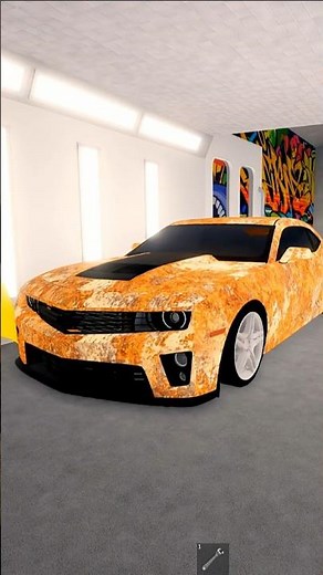 Fixing Rusty Camaro in ROBLOX | Fix it up #shorts