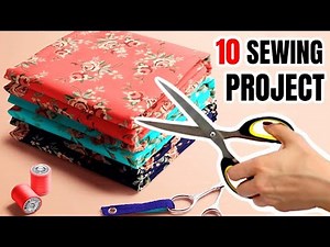 10 Sewing Projects To Make In Under 10 Minutes |sewing projects ✂️🧵