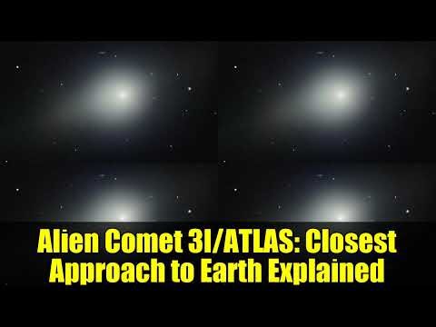 Alien Comet 3I/ATLAS: Closest Approach to Earth Explained