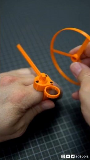 Pull Copter Finger Ring #Shorts