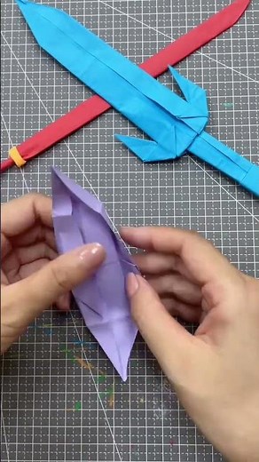 DIY Handcraft Handcraft Tutorial Creative Handmade Origami Origami Sword
