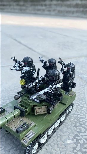 LEGO ARMY TANK vs ALIENS: SIREN HEAD Skill Sound Distortion Attack S.W.A.T Squad | Rescue Earth