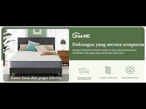 👉Kasur Springbed Pocket Spring Tanpa Suara Anti Lembab untuk Tidur di Kasur Atau Lantai
