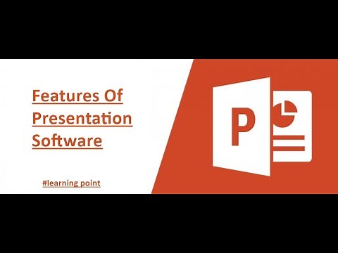 Main Features of Presentation Software|| Elements of Great Presentation|| f learning point