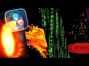 All Davinci Resolve Fusion Particle system templates with nodes.