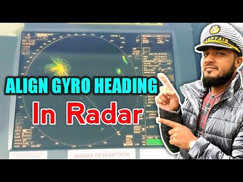 How to align Gyro heading in Radar?