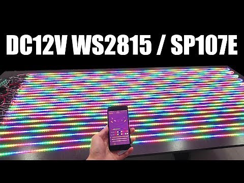 Addressable WS2815 LED Strips Work with SP107E, How to Build a LED Music Screen