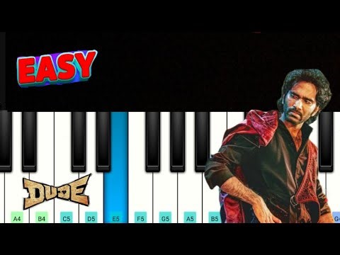 Dude - Interval Bgm | Easy Piano Tutorial | Sai Abhyankkar