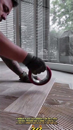 Vinyl Plank Installation Process for Seamless Floor Surface #dailywork