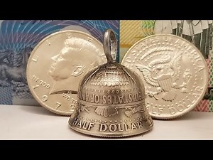 Making a Coin Bell from two half dollars