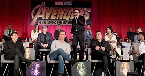 Huge Avengers: Infinity War cast battle through press conference
