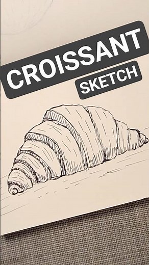 Croissant Sketch 🥐