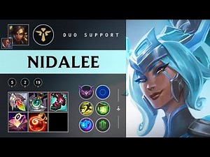 Nidalee Support vs Rakan - EUW Master Patch 25.22