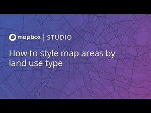 How to style map areas by land use type in Mapbox Studio